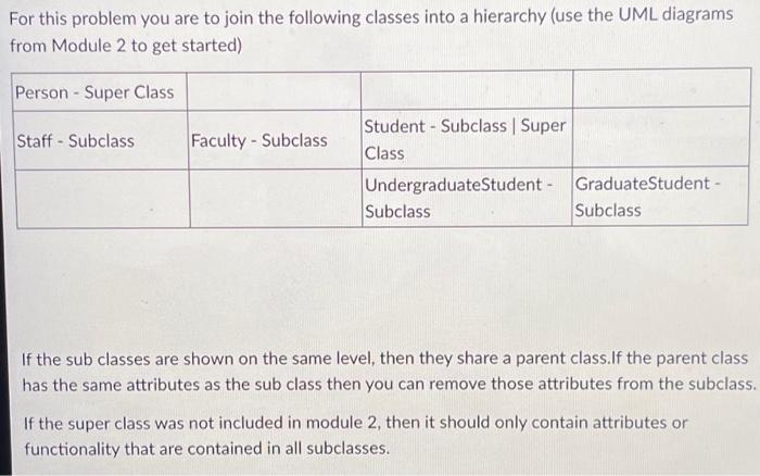 Solved For this problem you are to join the following | Chegg.com