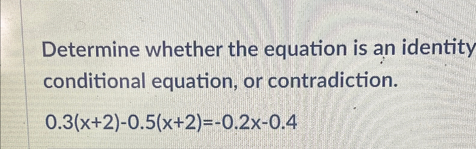 Solved Determine whether the equation is an identity | Chegg.com