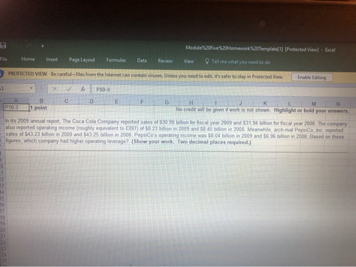 Solved Module%20Five%20Homework%20Template[1] [Protected | Chegg.com