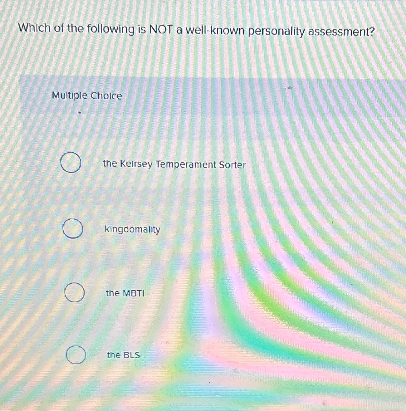 Solved Which of the following is NOT a well-known | Chegg.com