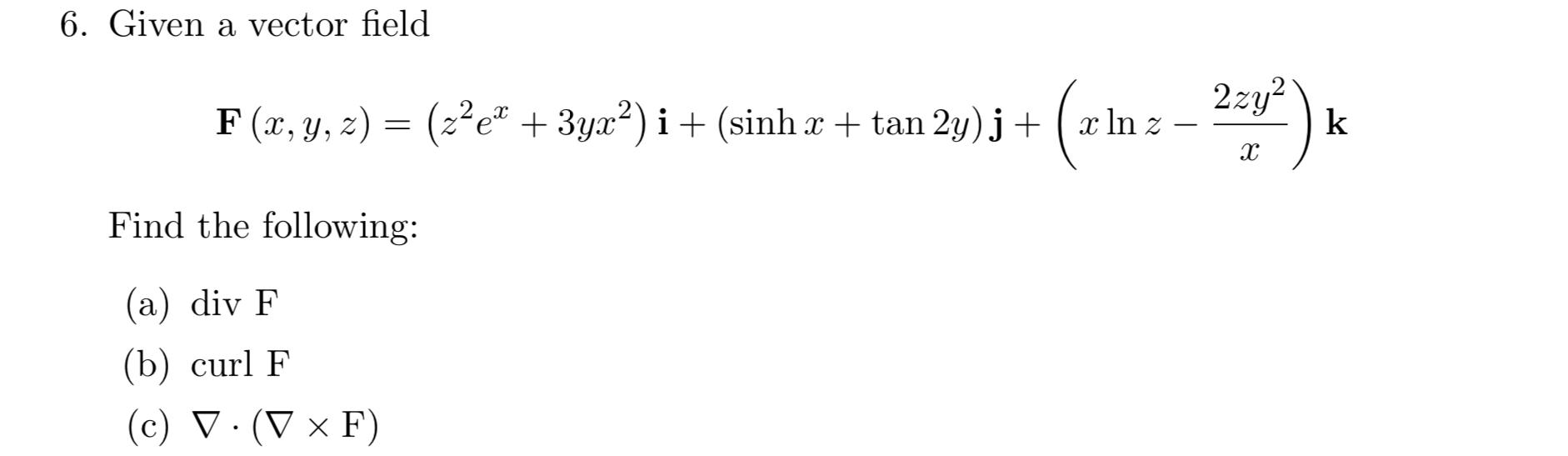 Solved Given a vector | Chegg.com