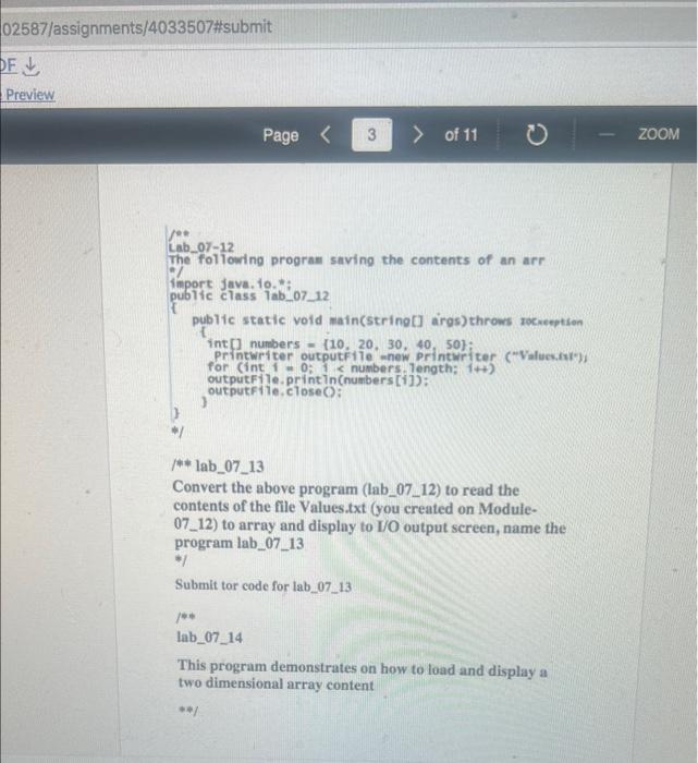 Solved MODULE Seven_2: Java Fundamentals homework The | Chegg.com