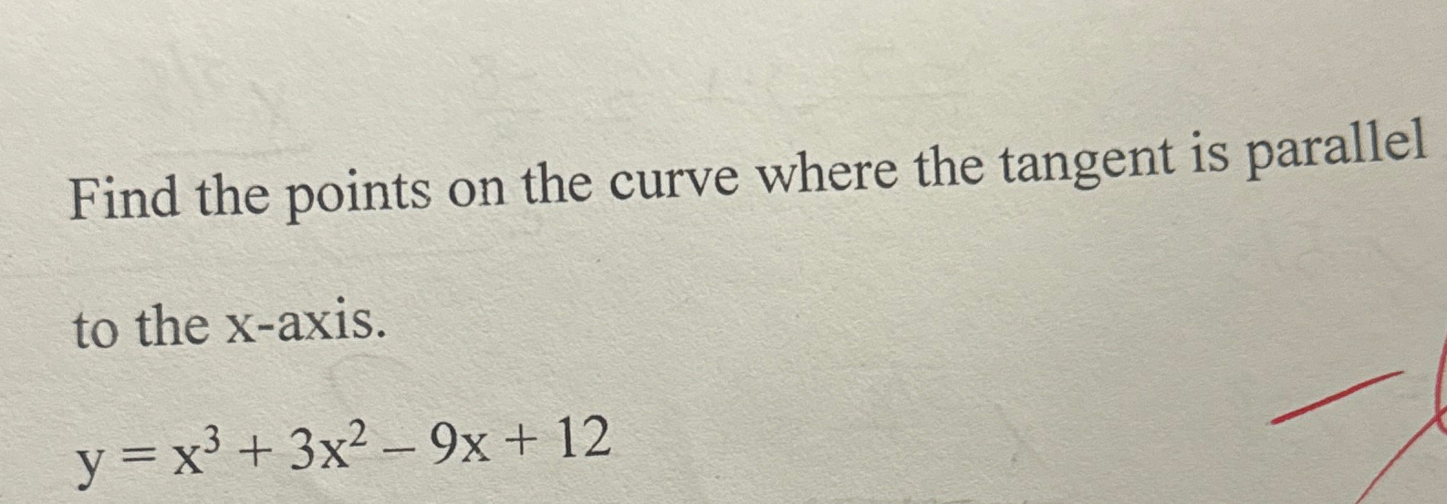 Solved Find the points on the curve where the tangent is | Chegg.com
