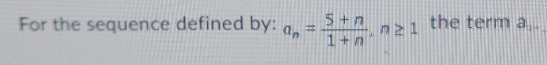 Solved The expanded form of ∑k=35k=For the sequence defined | Chegg.com