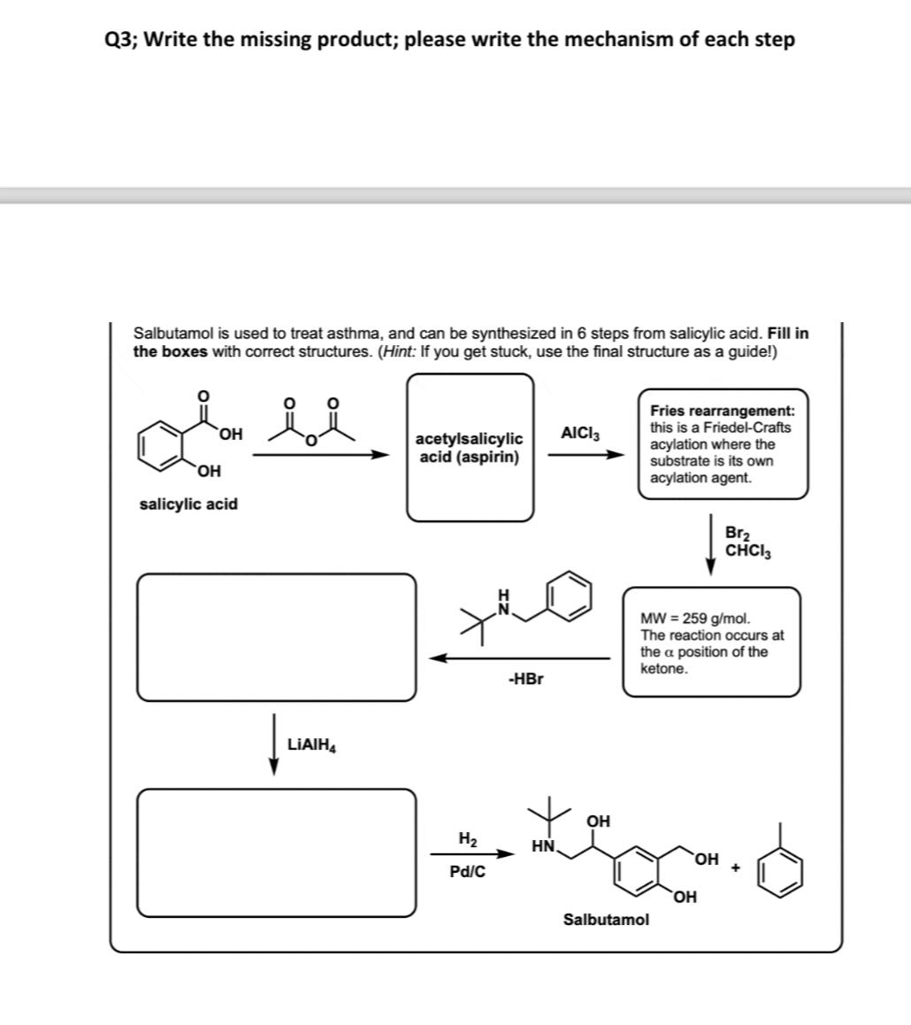 Solved Q3; Draw the missing product; please Draw the | Chegg.com Solved Q3; Draw the missing product; please Draw the | Chegg.com
