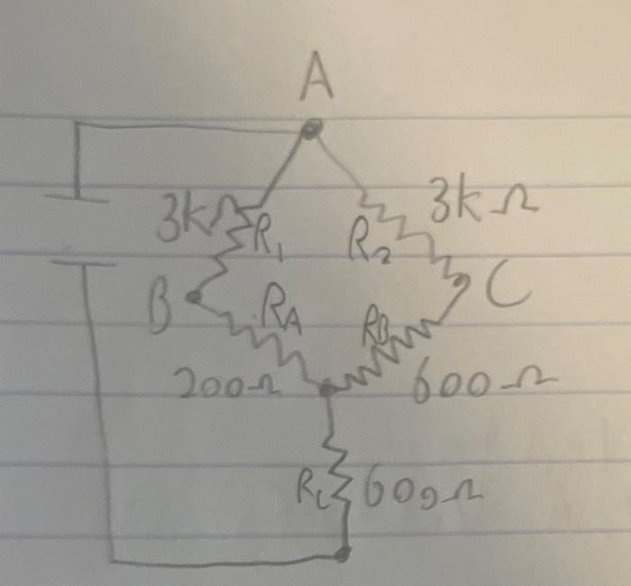 Solved Find Va, Vb, Vc.Itotal=4.3 mAIr1=2.3 mAIr2=2 mAIrA= | Chegg.com
