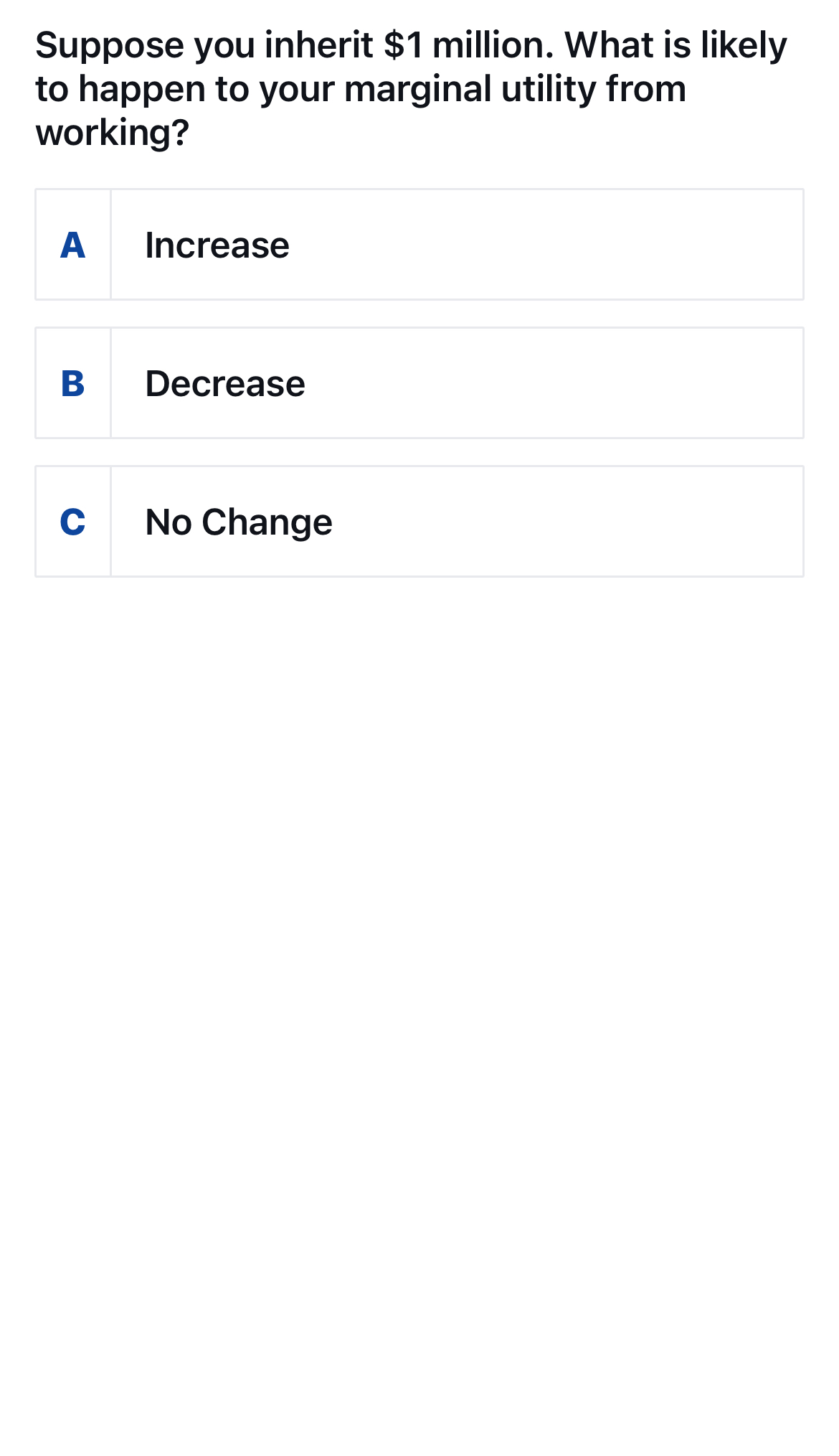 Solved Suppose you inherit $1 ﻿million. What is likely to | Chegg.com