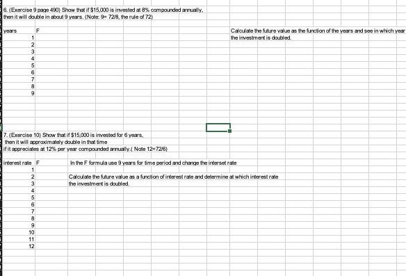 Solved 6. (Exercise 9 page 490) Show that if $15,000 is | Chegg.com