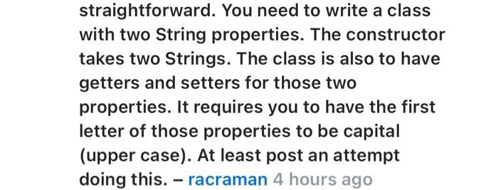 Solved CodeWorkOut X449: Encapsulated Class Design Design a | Chegg.com