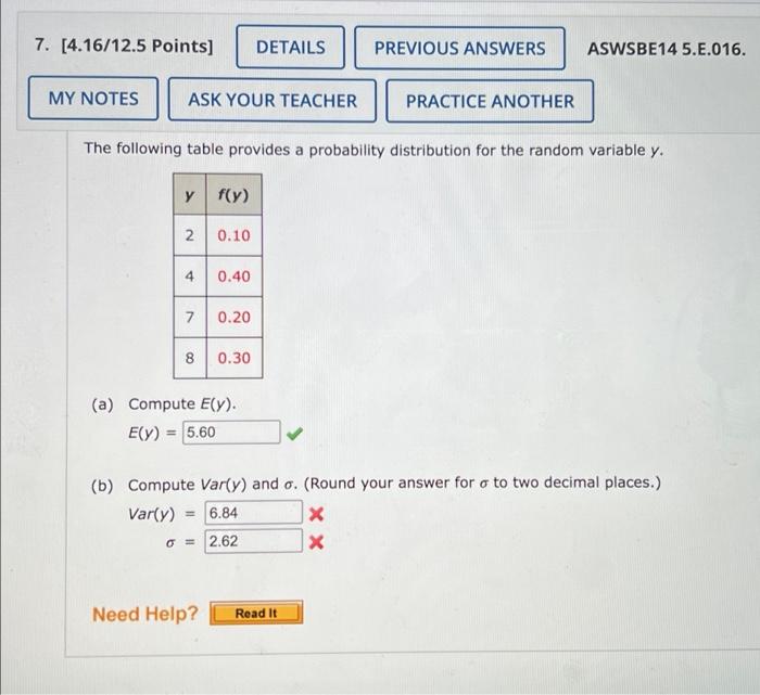 Solved 8. [0/12.5 Points) DETAILS PREVIOUS ANSWERS ASWSBE14 | Chegg.com