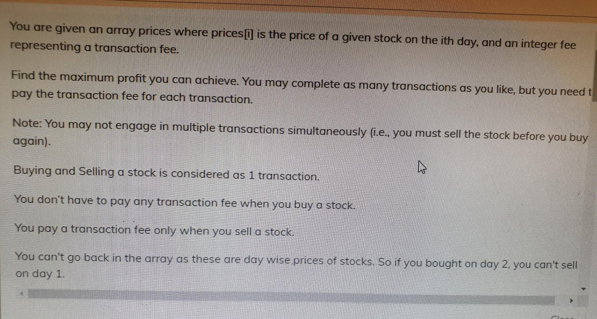 Solved You are given an array prices where prices[i] is the | Chegg.com