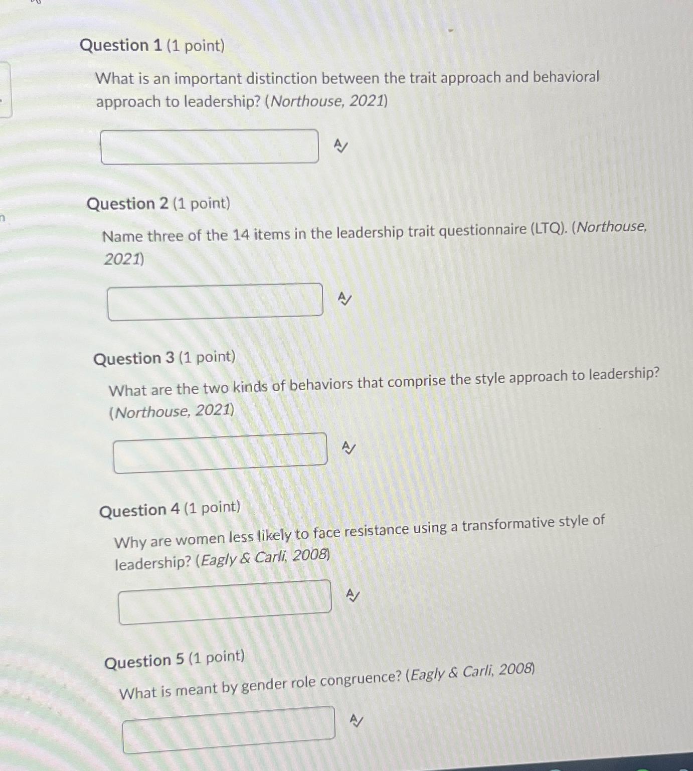 Solved Question 1 (1 ﻿point)What is an important distinction | Chegg.com