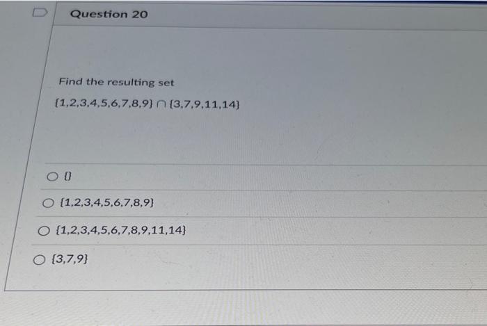 Solved Find the resulting set | Chegg.com