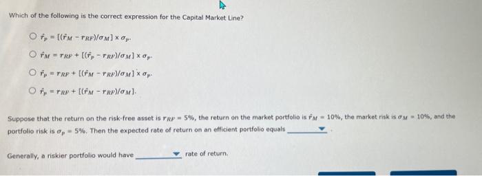 Solved 3. The basics of the Capital Asset Pricing Model | Chegg.com