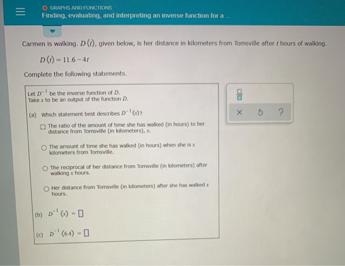 Solved O GRAPHS AND FUNCTIONS Finding, evaluating, and | Chegg.com