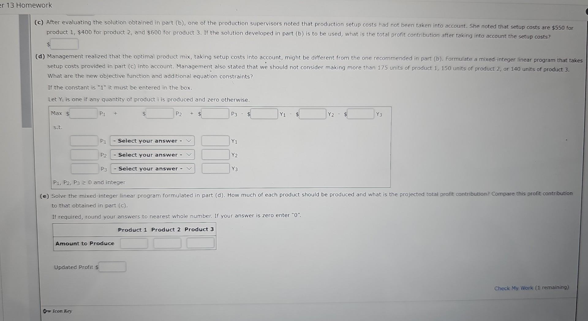 Solved product 2 , and $28 for product 3. (a) Formulate a | Chegg.com