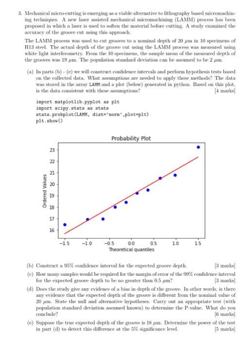 Solved use the norm.cdf function in the scipy.stats library | Chegg.com