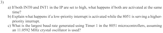 Solved Program Timer 0 ﻿to be an event counter. Use mode 2 | Chegg.com
