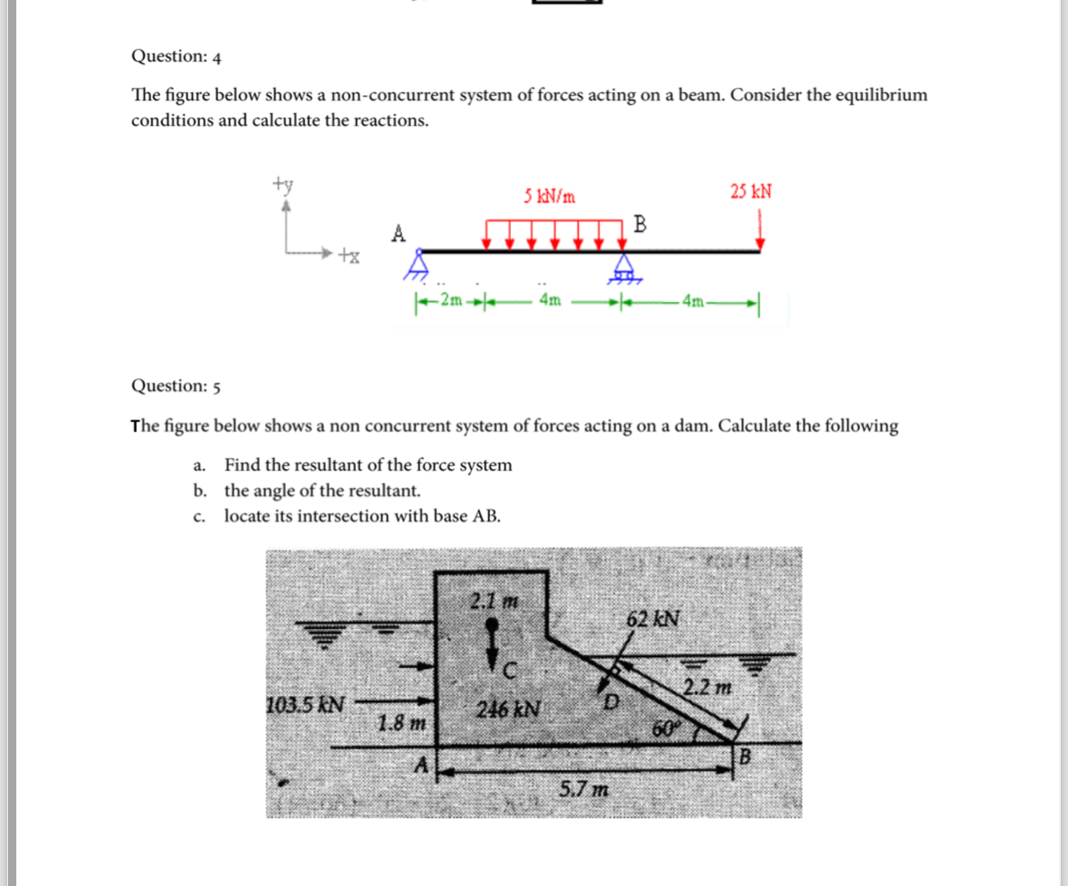 Solved Question: 4The figure below shows a non-concurrent | Chegg.com