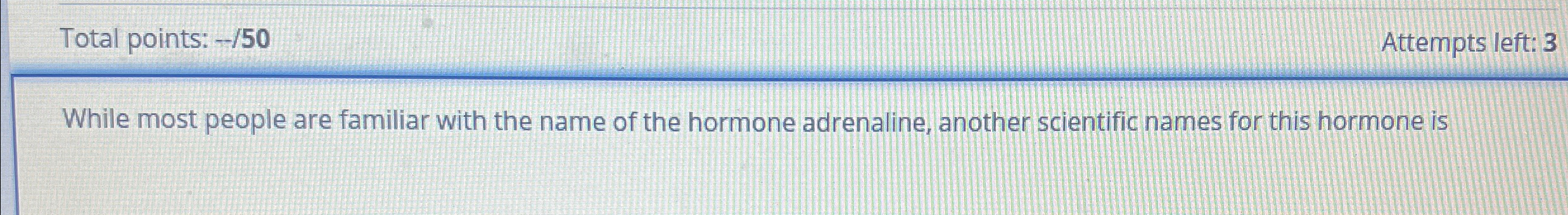 Solved Total points: -50Attempts left: 3While most people | Chegg.com