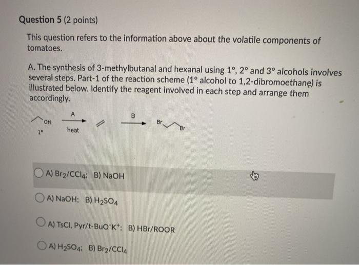 Solved Alcohol functional group test data Include (+) for | Chegg.com