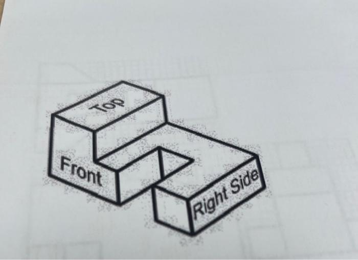 Im doing orthographic projection practice and i just | Chegg.com