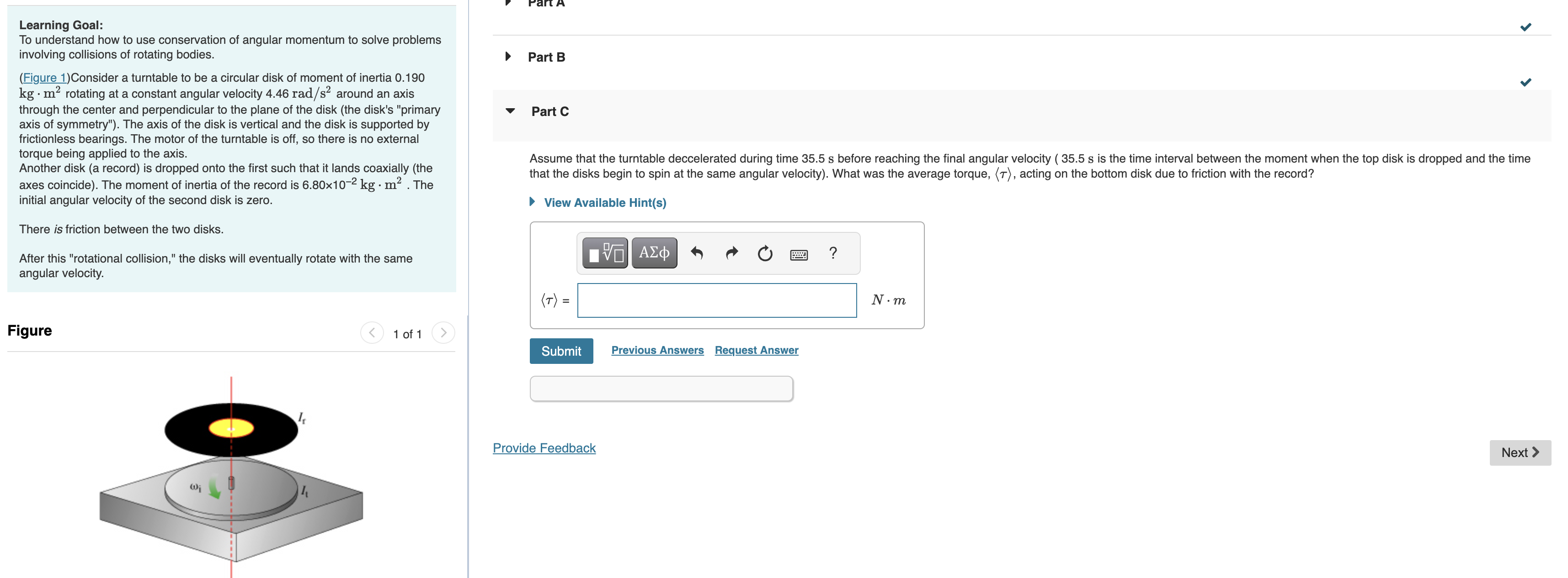 Solved Learning Goal:To understand how to use conservation | Chegg.com