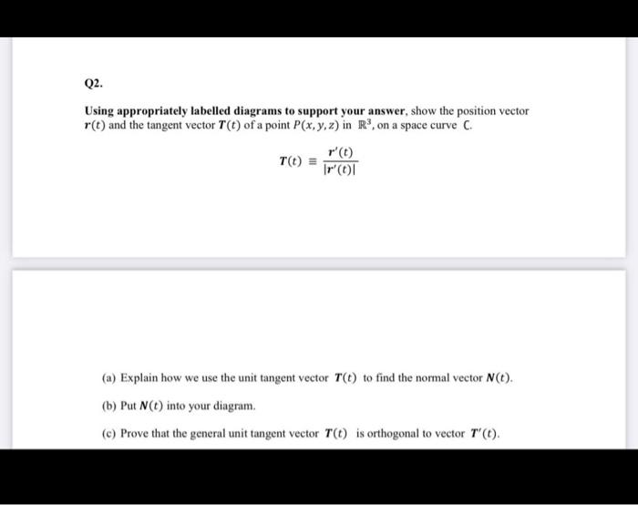 Solved Using appropriately labelled diagrams to support your | Chegg.com