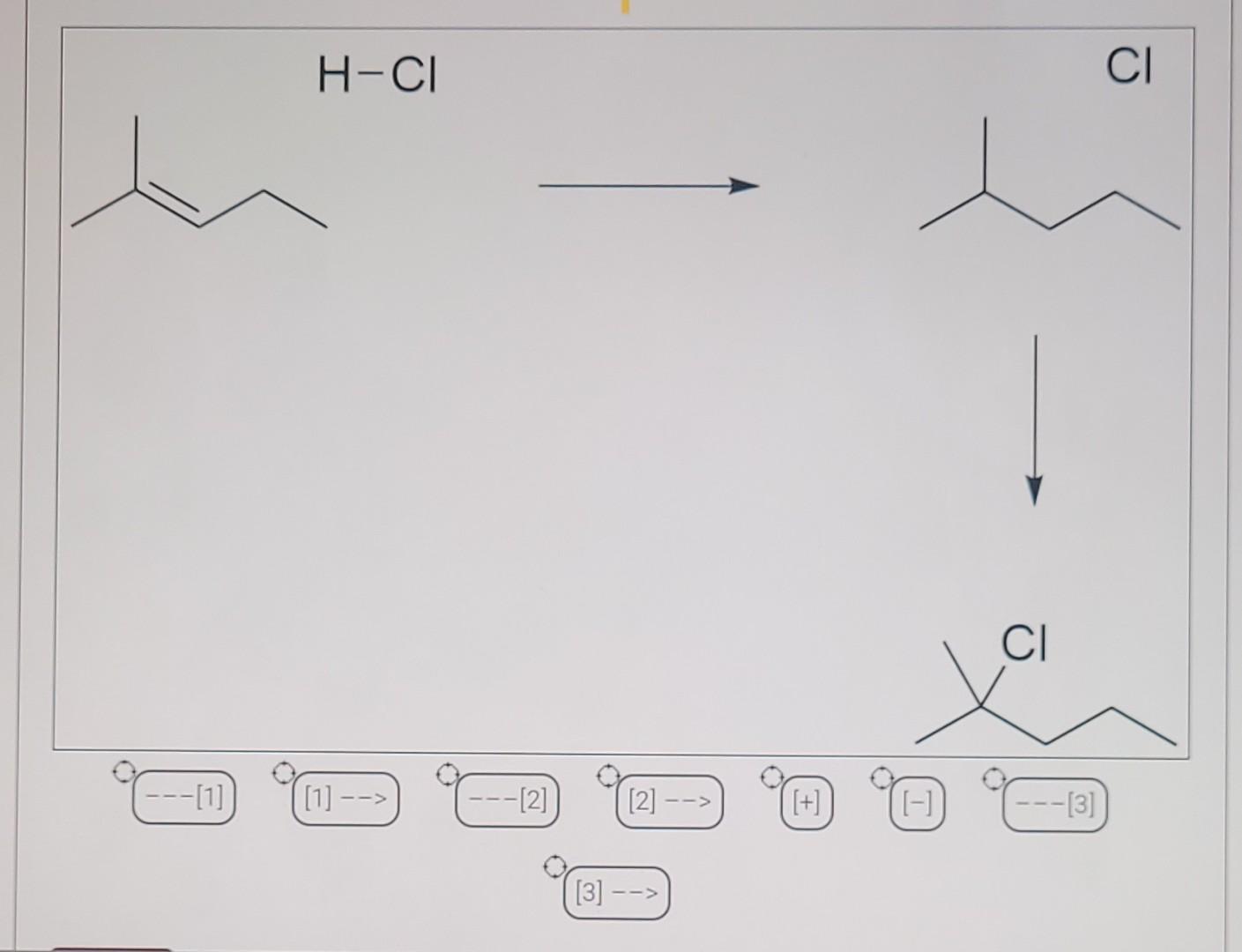 Solved Use the markers to show the mechanism arrows for the | Chegg.com