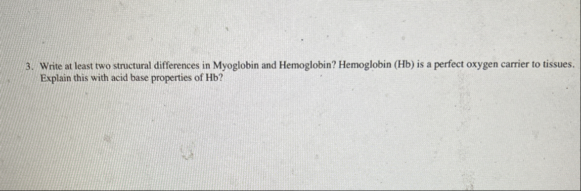 Solved Write at least two structural differences in | Chegg.com