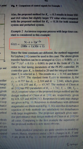 Find IAE and ISE error criterias for Kc=0.5 and | Chegg.com