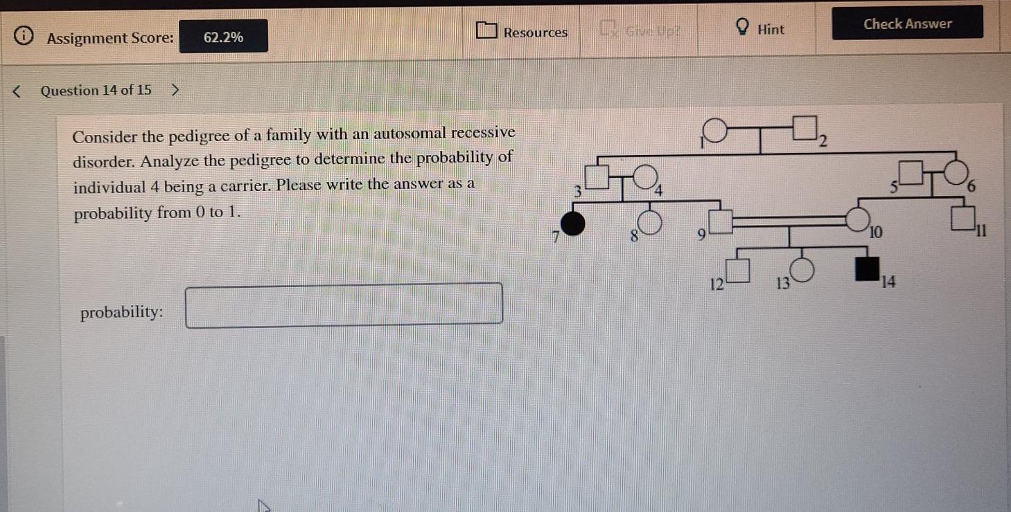 Solved Hint Resources Assignment Score: Check Answer 62.2%