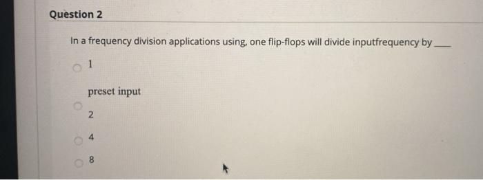 Solved Question 2 In a frequency division applications | Chegg.com