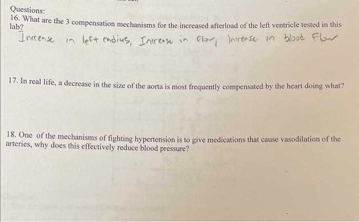 Solved Questions: 16. What are the 3 compensation mechanisms | Chegg.com