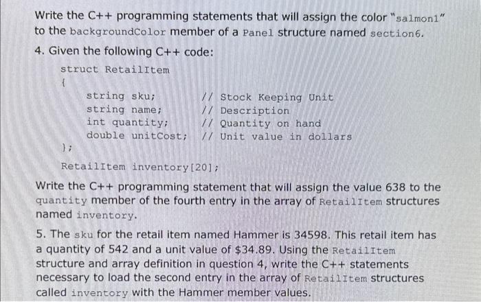Solved Questions (50 points): 1. Given the following C++ | Chegg.com