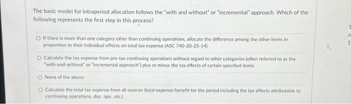 Solved The basic model for intraperiod allocation follows | Chegg.com