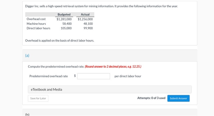 Solved Digger Inc. sells a high-speed retrieval system for | Chegg.com