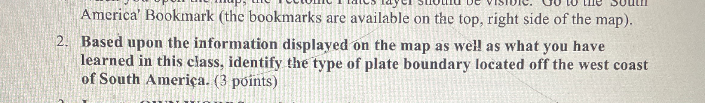 Solved 2. ﻿Based upon the information displayed on the map | Chegg.com