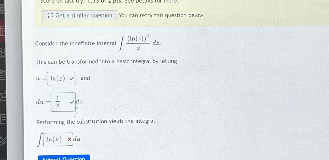 Solved ⇄ ﻿Get a similar question You can retry this question | Chegg.com