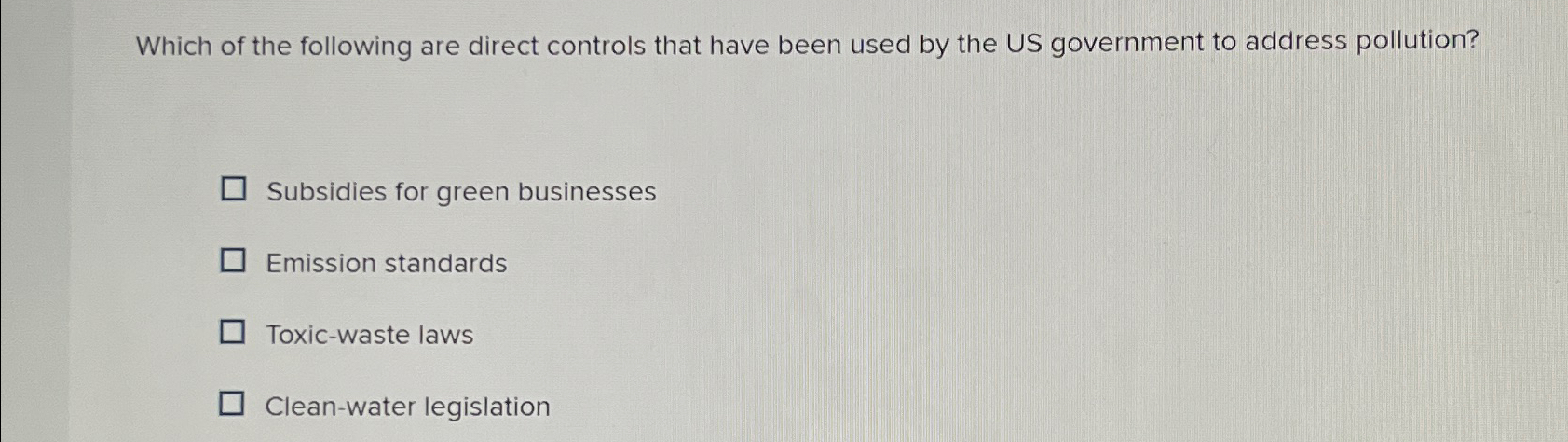 Solved Which of the following are direct controls that have | Chegg.com