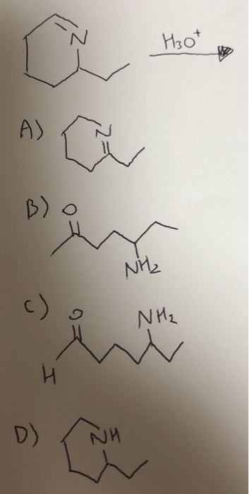 Solved Hot A) B) NH₂ NH₂ H NH | Chegg.com