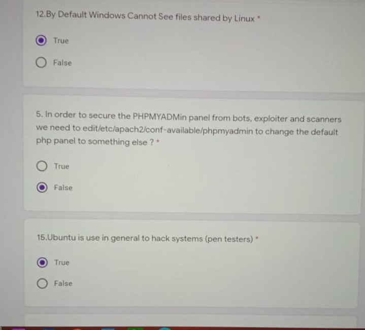 Solved 12.By Default Windows Cannot See files shared by | Chegg.com
