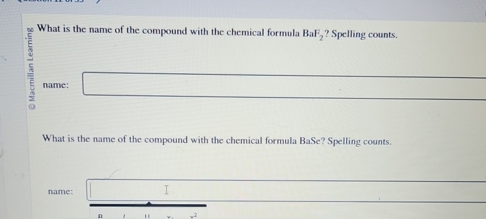 Solved ?5∞ ﻿What is the name of the compound with the | Chegg.com