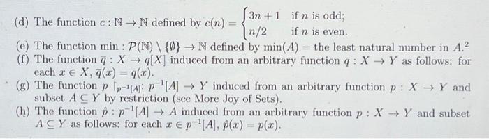 Solved In each part below, determine whether the given | Chegg.com