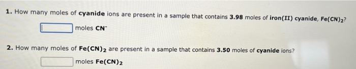 Solved 1. How many moles of cobalt(III) sulfide, Co2S3, are | Chegg.com
