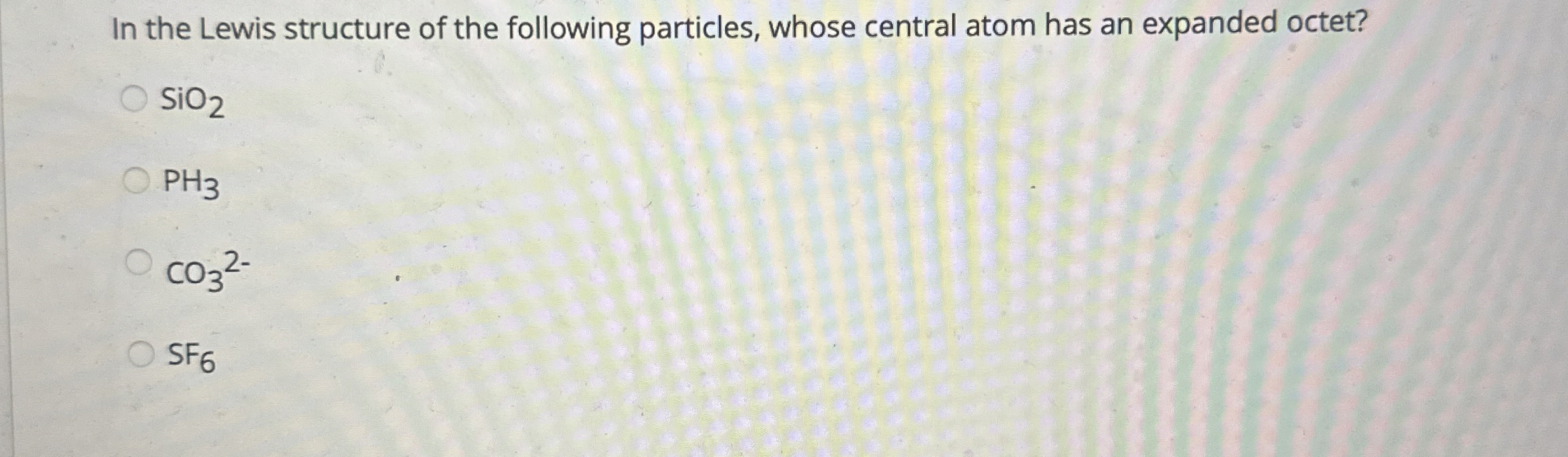 Solved In the Lewis structure of the following particles, | Chegg.com