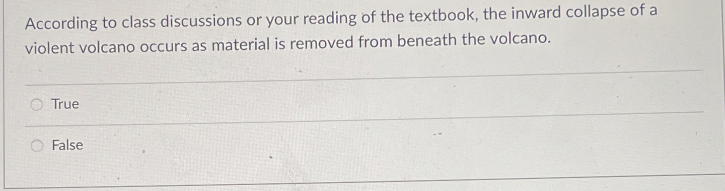 Solved According to class discussions or your reading of the | Chegg.com