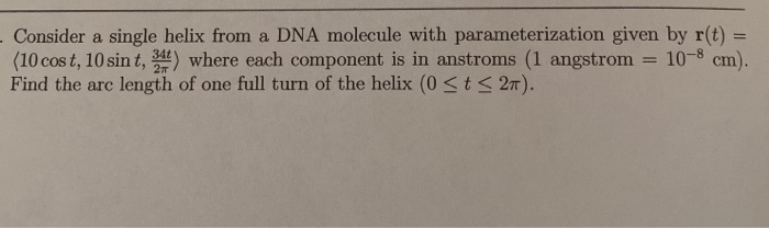 Solved find the arc length of one full turn of the helix | Chegg.com