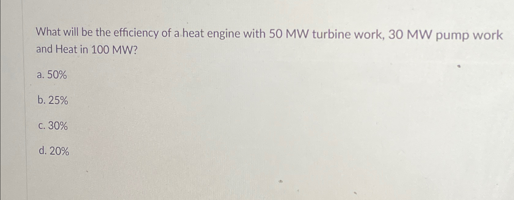 Solved What will be the efficiency of a heat engine with | Chegg.com