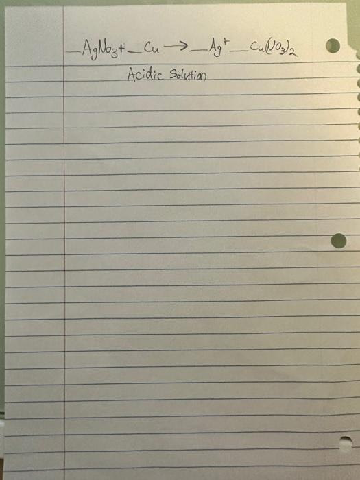 Solved \\( -\\mathrm{AgNO}_{3}+-\\mathrm{Cu} | Chegg.com